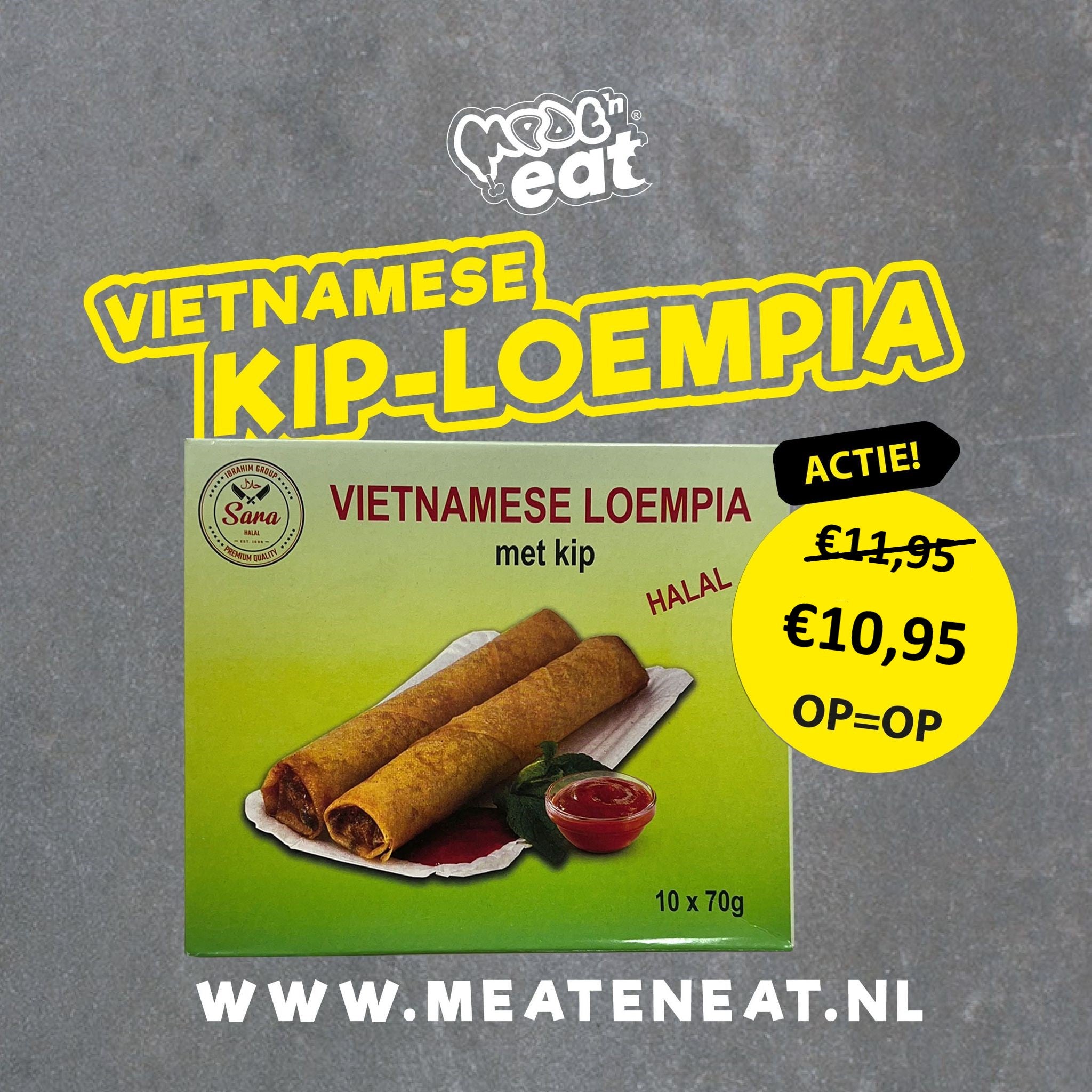 Kip Loempia | Kipsnacks | Halal | Online bestellen | Meat en Eat – Meat ...
