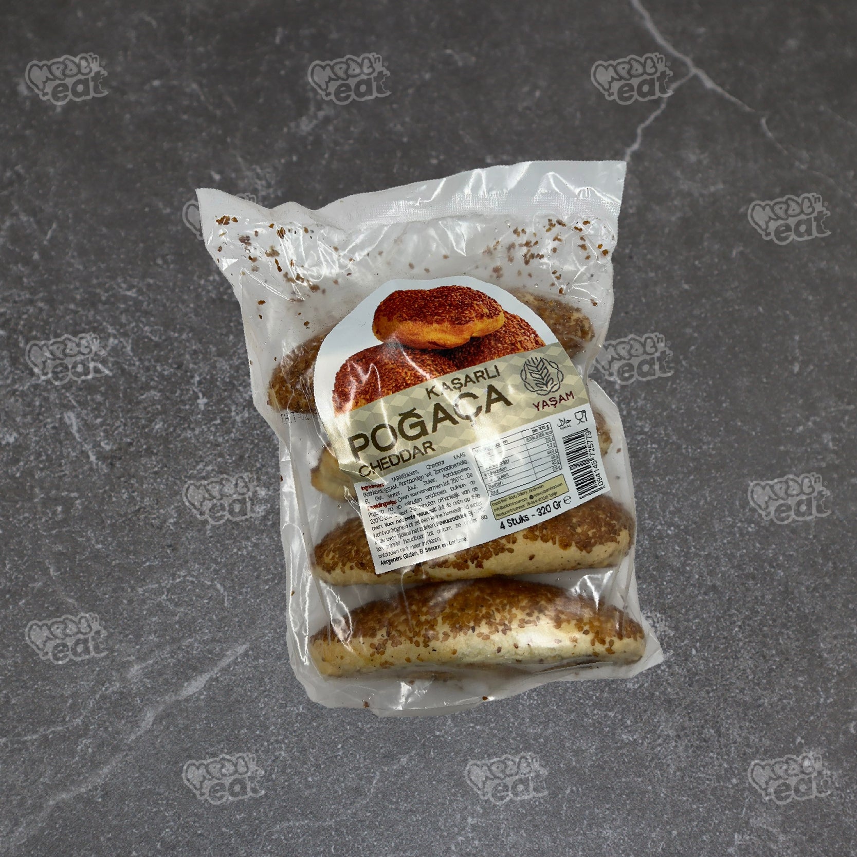 Pogača peynir Cheddar 320g | Meat & Eat | Dé Online Halal Slager